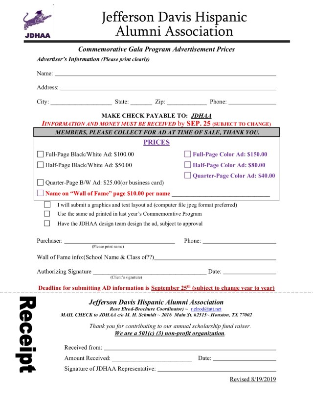 Program Ads – JDHAA